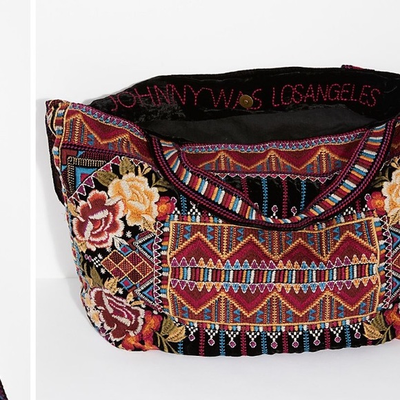 Johnny Was | Bags | Johnny Was Marjan Velvet Bloom Tote Bag | Poshmark